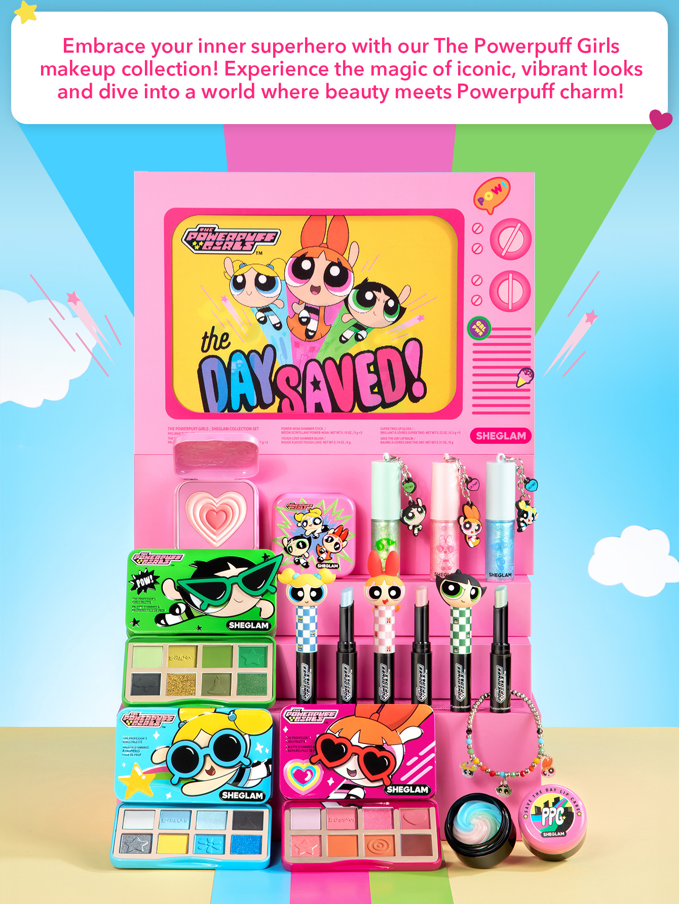 SHEGLAM The Powerpuff Girls X SHEGLAM Power-Noia Shimmer Stick ...