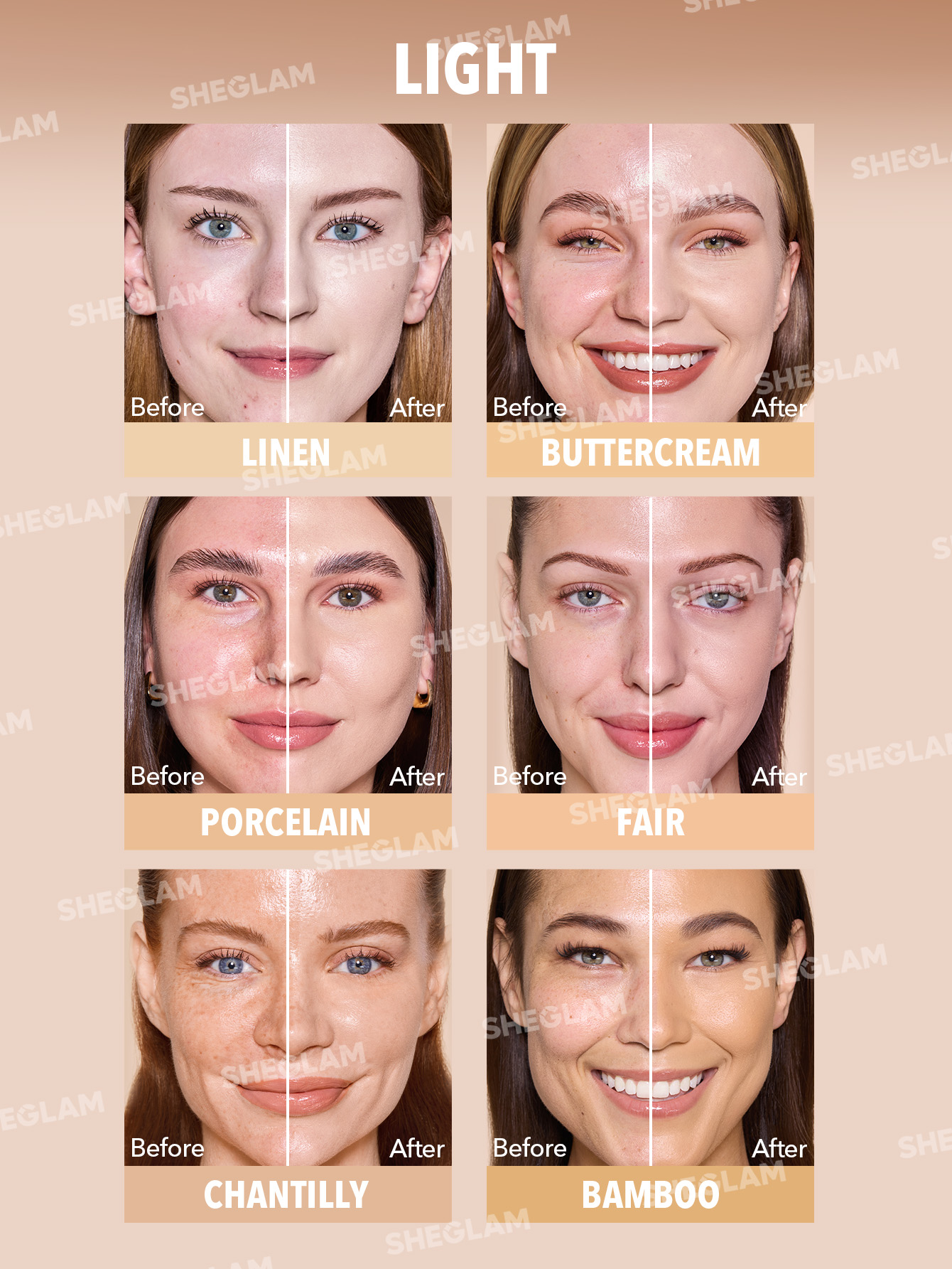 SHEGLAM Skin Magnet High Coverage Matte Natural Face Foundation Stick ...