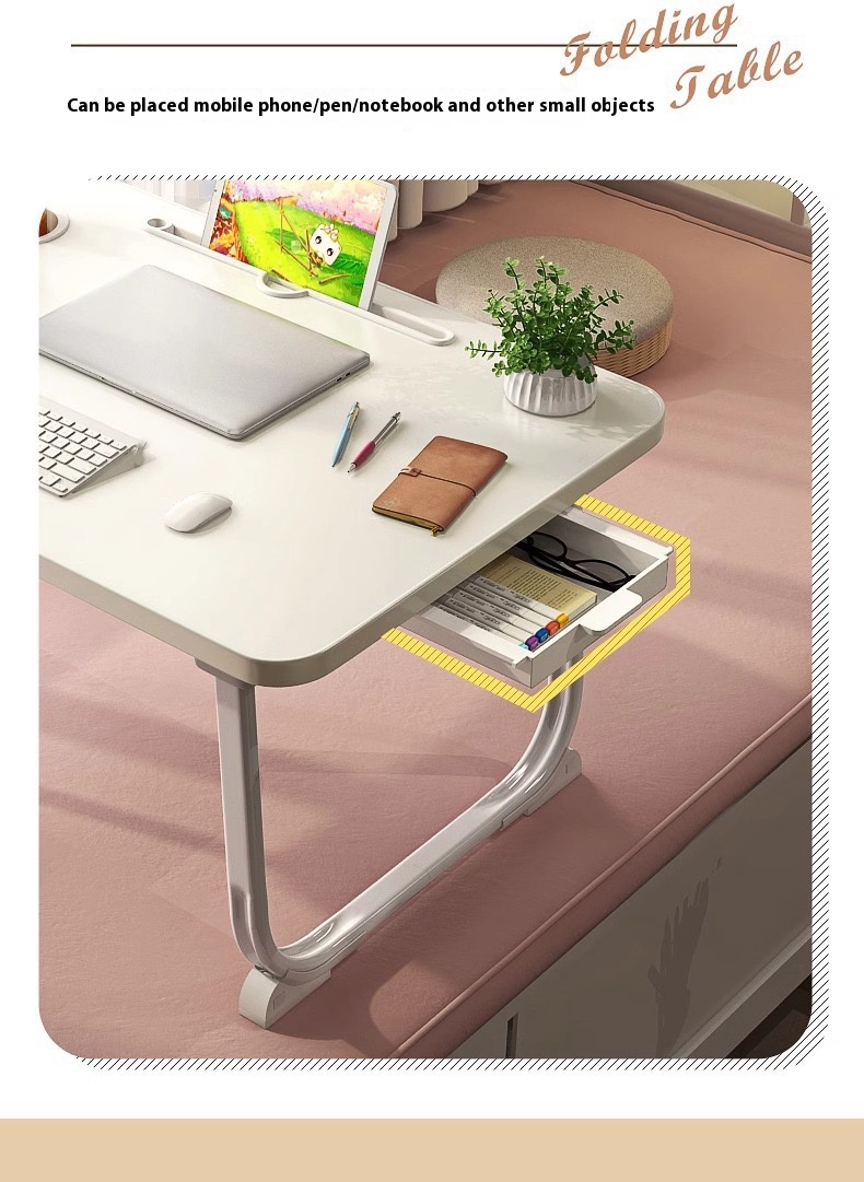 Bed Folding Table Small Table Study Table Laptop Table Folding Table Easy to Move | Shopee Malaysia