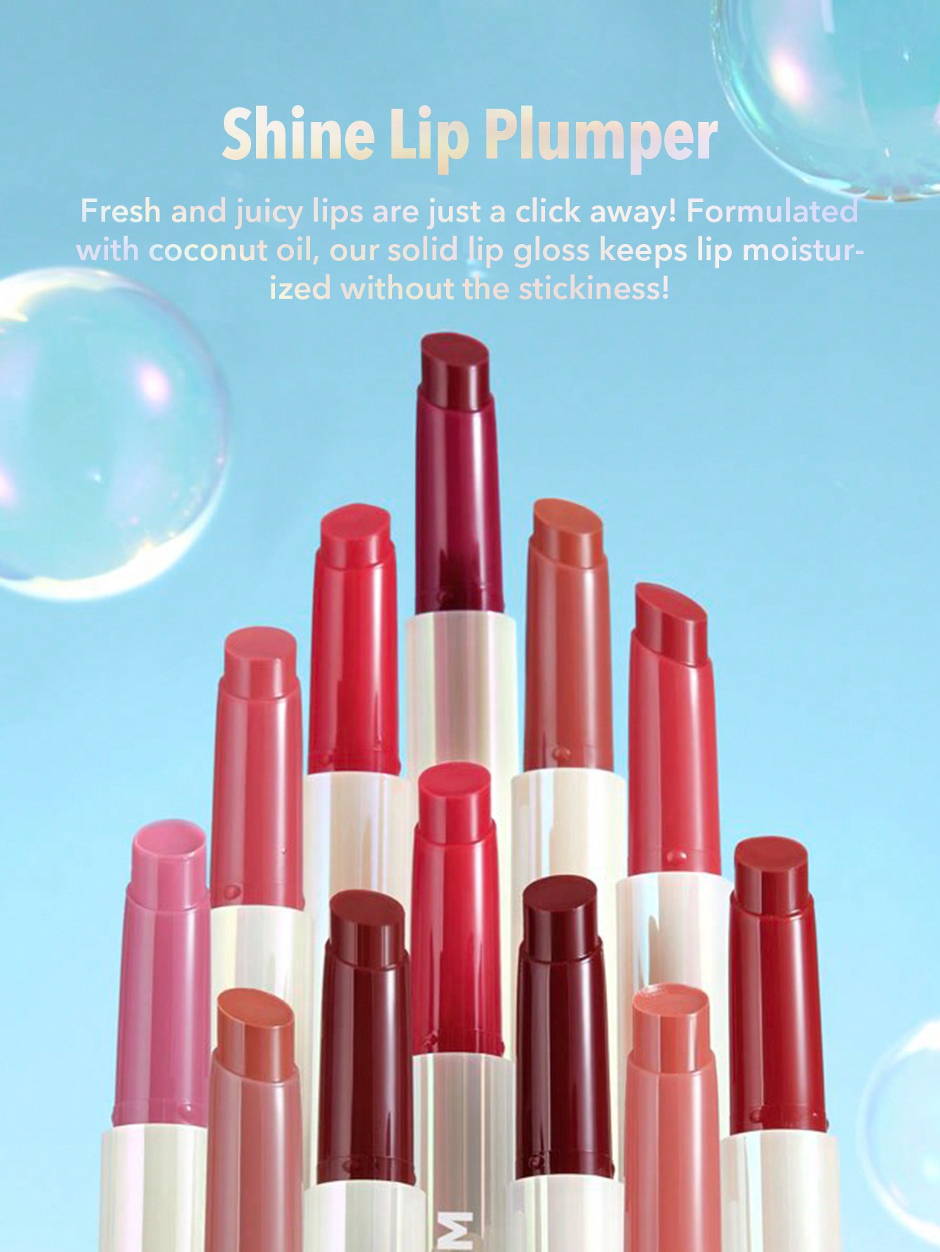 SHEGLAM Pout-Perfect Shine Lip Plumper Moisturizing Solid Lip Gloss ...