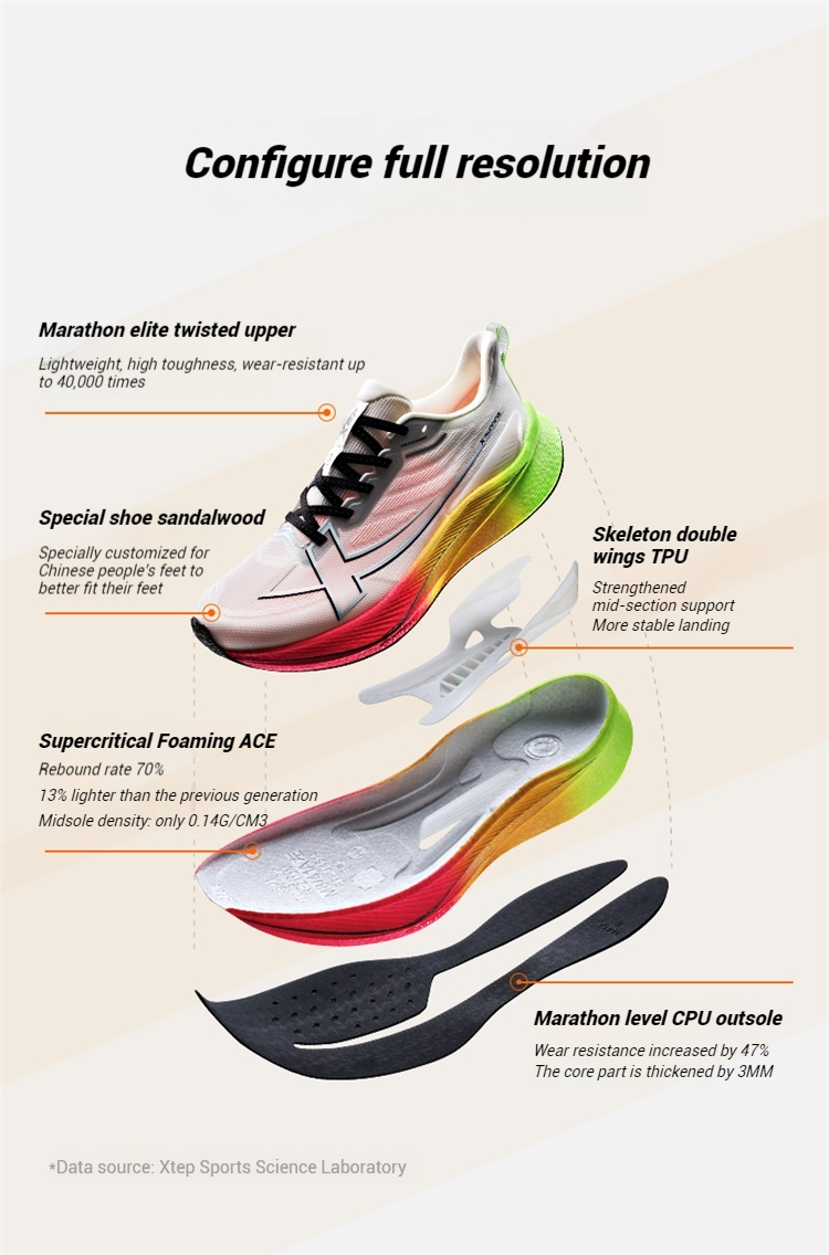 【XTEP】2000KM 3.0 | The king of wearability Unisex running shoes ...