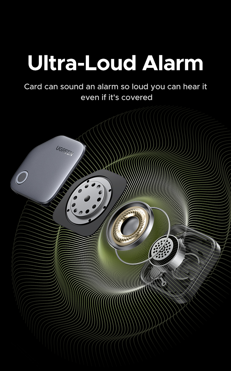 UGREEN Smart Tag Smart Locator Anti Lost Bluetooth5.0 Finder Airtag ...