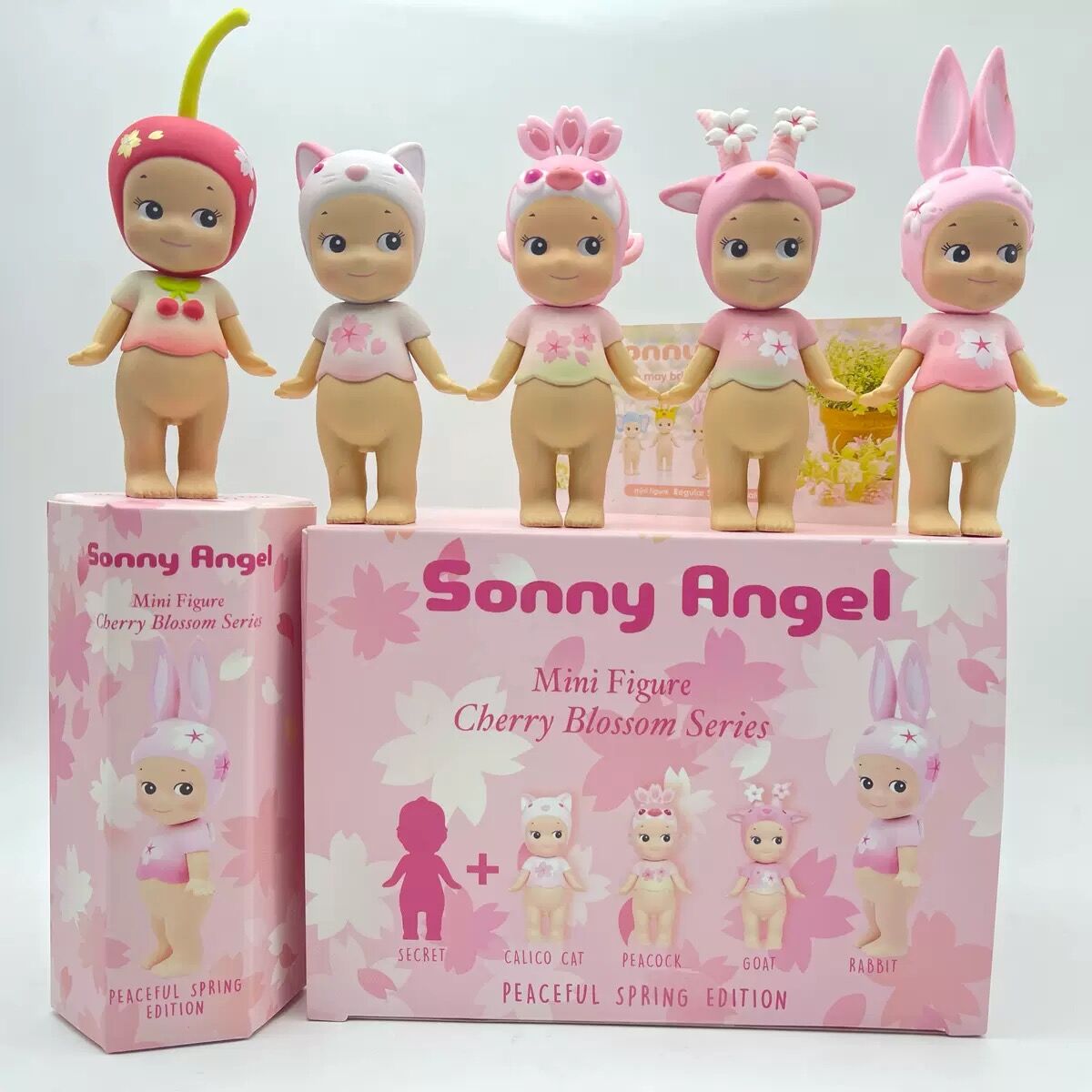5Pcs/Set 9cm Japan Anime Character Goods Sonny Angel Cherry Sakura Q ...