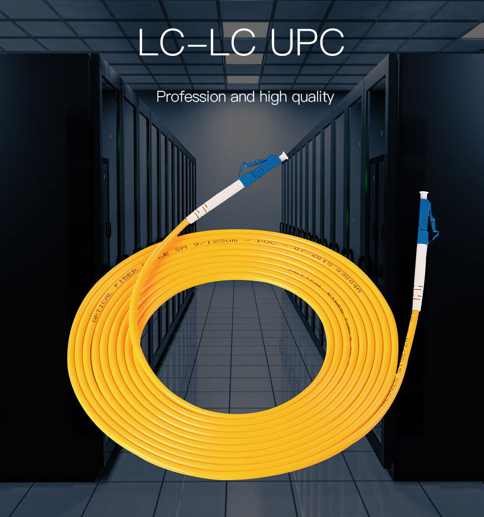 JT-COM 1 pieces Fiber Optic Patch Cord 1M 3M 5M 10M PLDT LC/UPC-LC/UPC ...