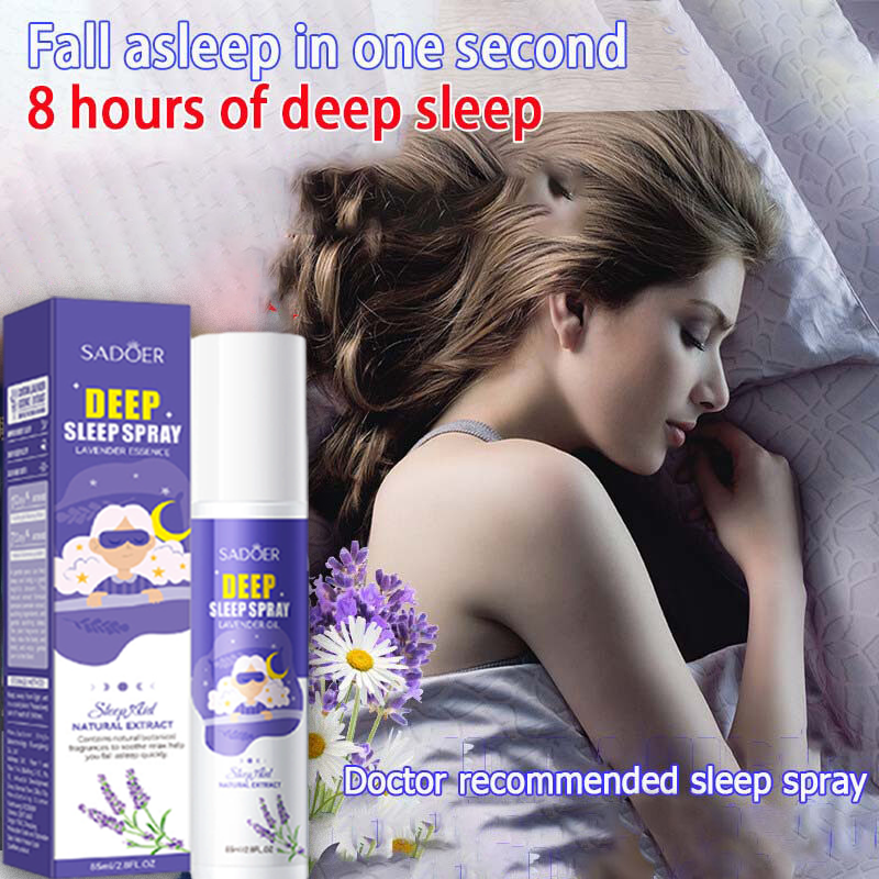 🌸Fall asleep in 1second🌸Deep Sleep Spray 85ML dr mist lavender Sleeping ...
