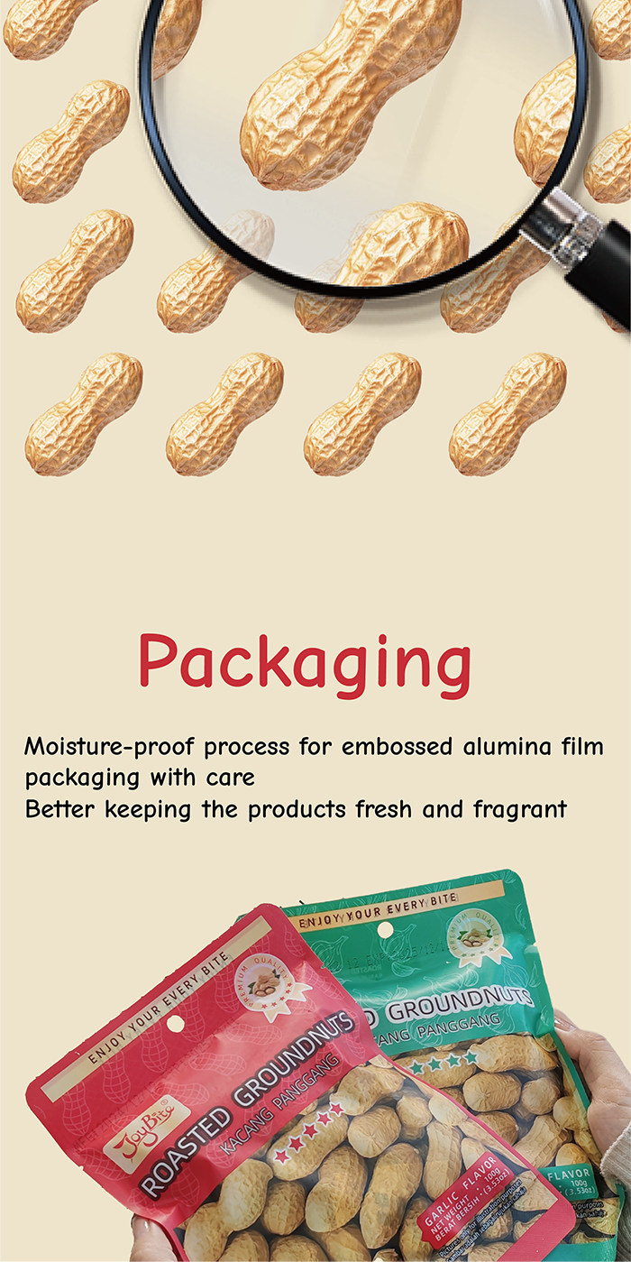 JOYBITE Kacang Tanah Roasted Groundnuts Peanuts Garlic Salted Flavor 100g 蒜香味咸味带壳花生 | Shopee ...