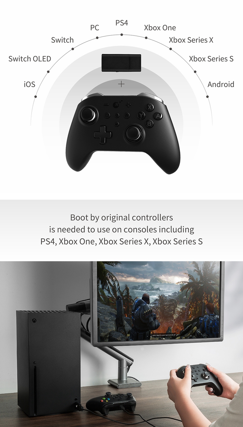 Gulikit Goku Wireless Controller Adapter for GuliKit Controllers PC ...