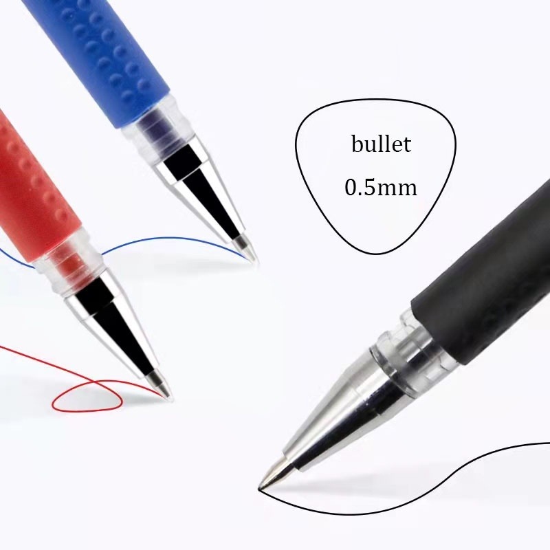 100pcs/50pcs Gel Pen Set School Supplies Black Blue Red Ink Color 0.5mm ...