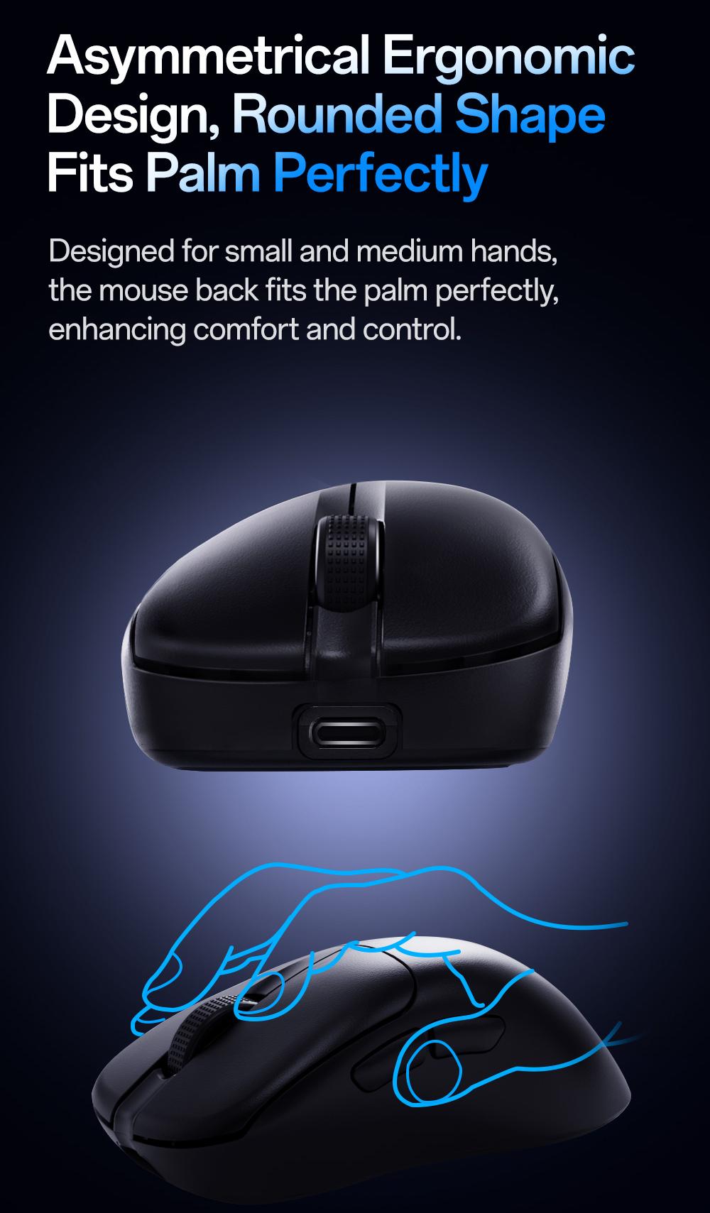 Delux M500 Gaming Mouse PAW3311 DPI MAX 12000 Bluetooth Wired ...