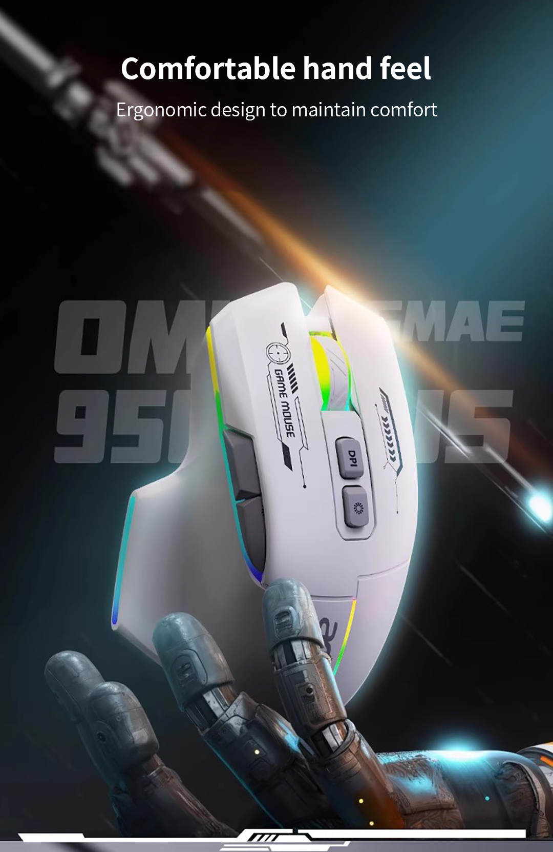 Acer OMW950 Plus Bluetooth Wireless Mouse Gaming Triple Mode Mouse ...