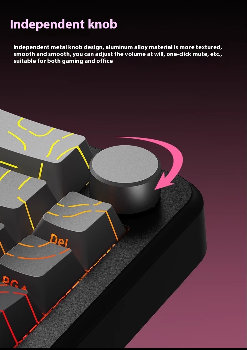 XINMENG Beat65 Wired Magnetic Keyboard 65% Hot swappable RGB TOP Custom ...