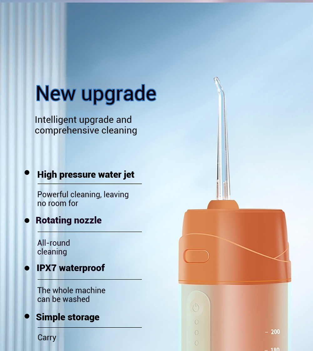 INSMART Electric Water Floss Teeth Cleaner Teeth Portable Cleaner ...