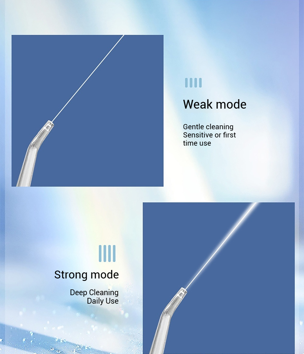 INSMART Electric Water Floss Teeth Cleaner Teeth Portable Cleaner ...