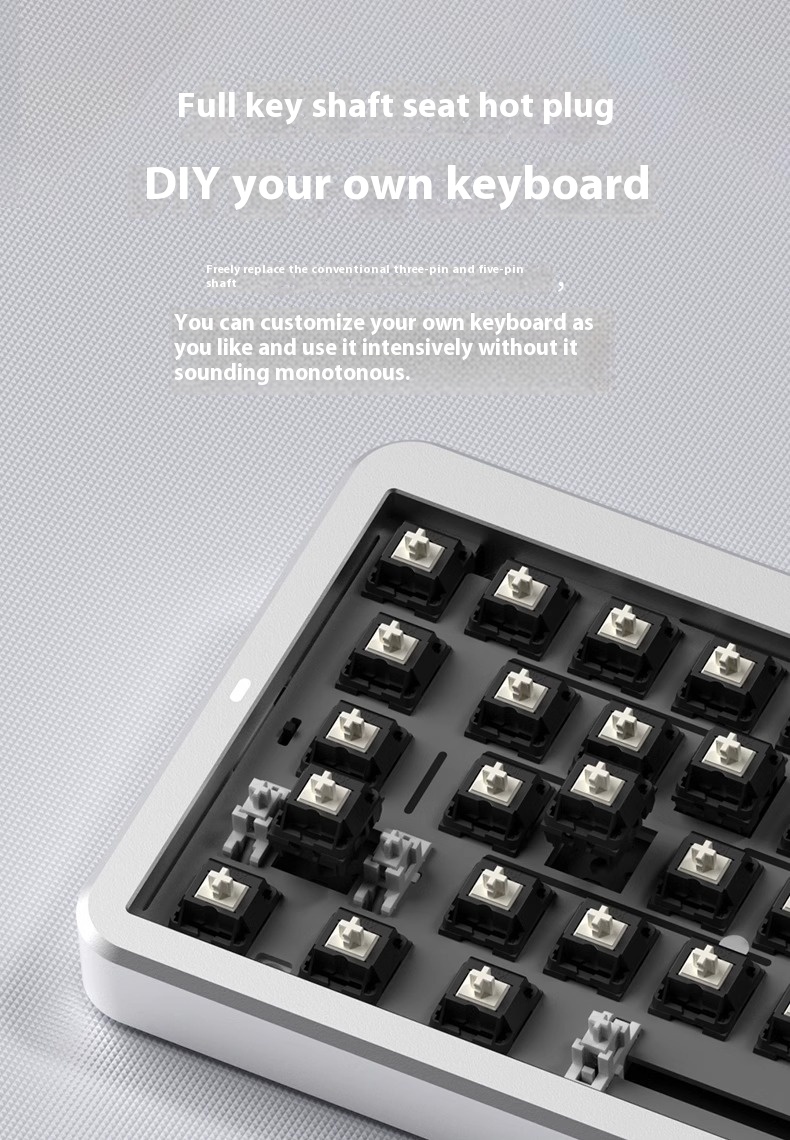 FL · ESPORTS GEO65 Aluminum Wireless Mechanical Keyboard 65% Hot ...