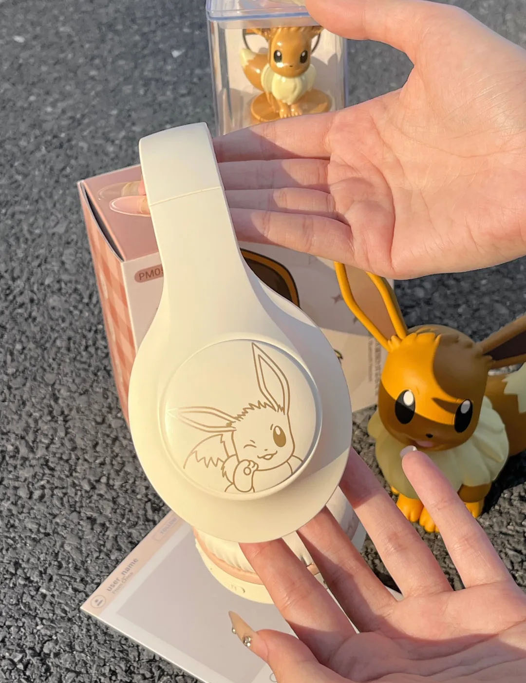 Pokemon PM05 Bluetooth 5.4 Wireless Headphones With LED Eevee Super ...