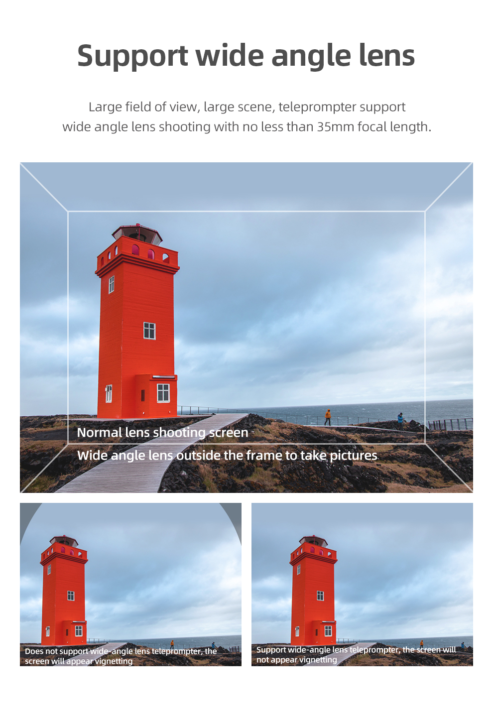 Ambitful [Teleprompter]Pronstoor Phone and DSLR Recording Mini ...