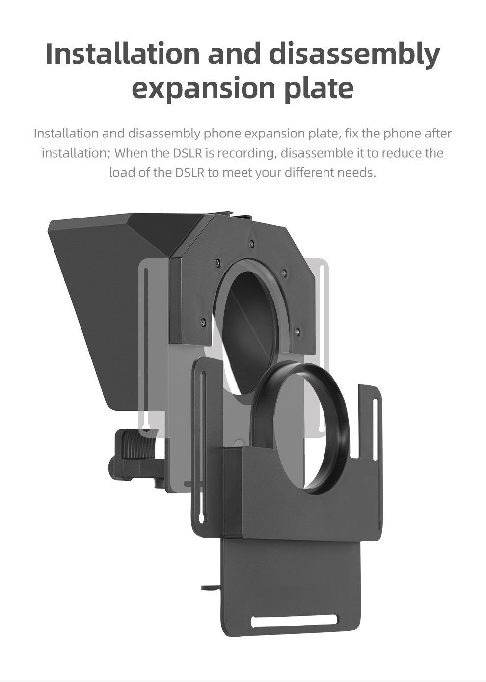 Ambitful [Teleprompter]Pronstoor Phone and DSLR Recording Mini ...