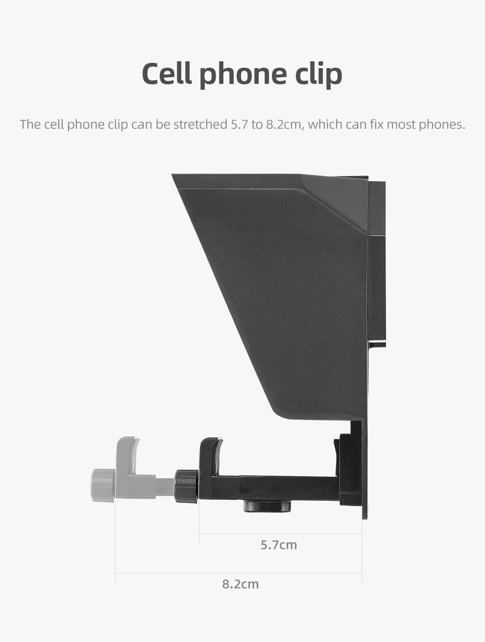 Ambitful [Teleprompter]Pronstoor Phone and DSLR Recording Mini ...