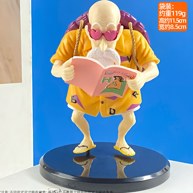 8 Styles Dragon Ball Z Anime Figure Biye gesture lecherous Master Roshi ...