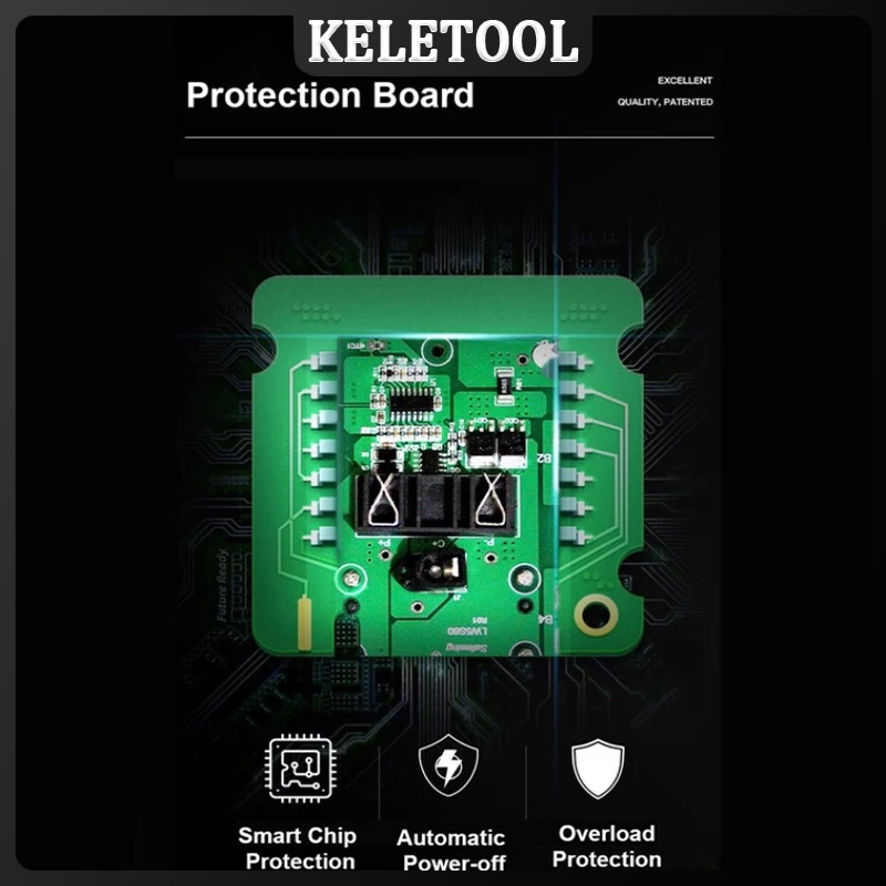 KELETOOL Bateri Rechargeable Lithium Battery 21V Large capacity lithium ...
