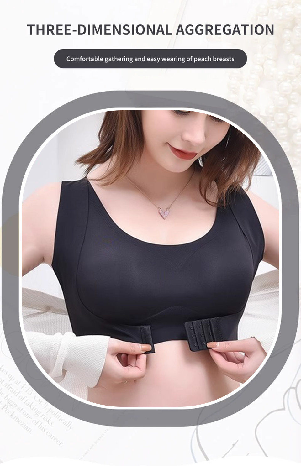 FallSweet Fitness Push Up Bras Women Wirefree Brassiere Cross Back Vest Underwear Adjustable Bra ...