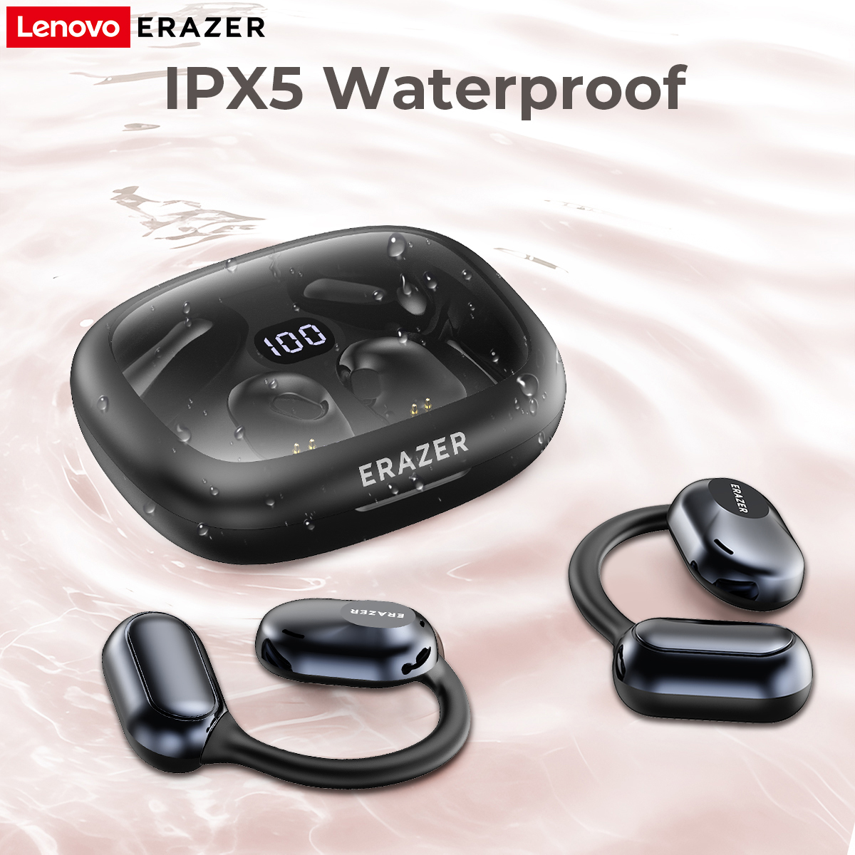 Lenovo ERAZER X10 OWS Open Ear Earphone Wireless Earphone Bluetooth 5.4 ...