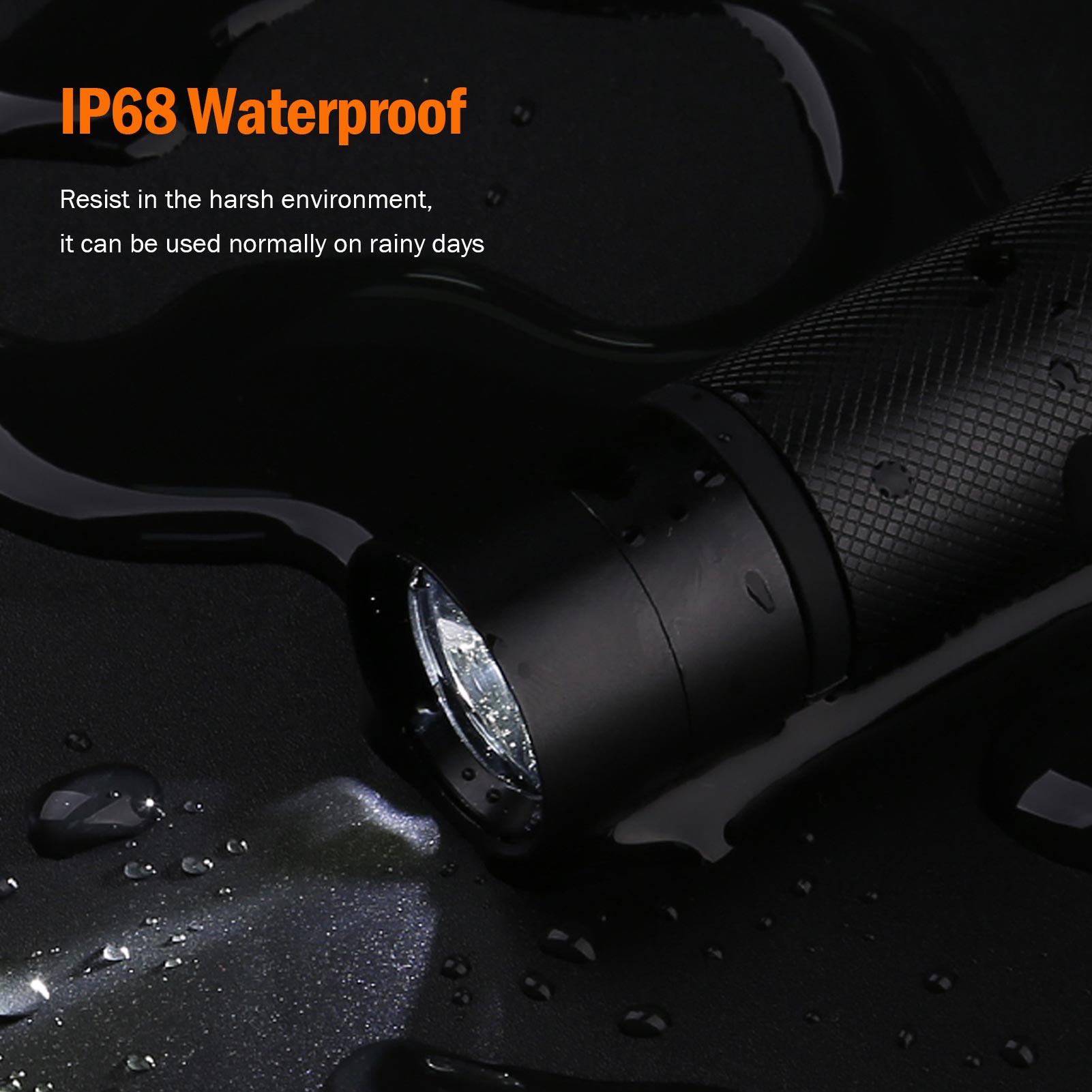 SUPERFIRE EP01 3W Explosion-proof Flashlight Portable LED Light Military Waterproof Flash light ...