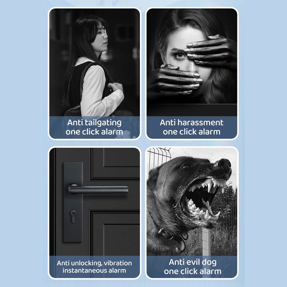 4 In 1 Camera Detector With LED Lamp Safety Alarm Device Vibration ...