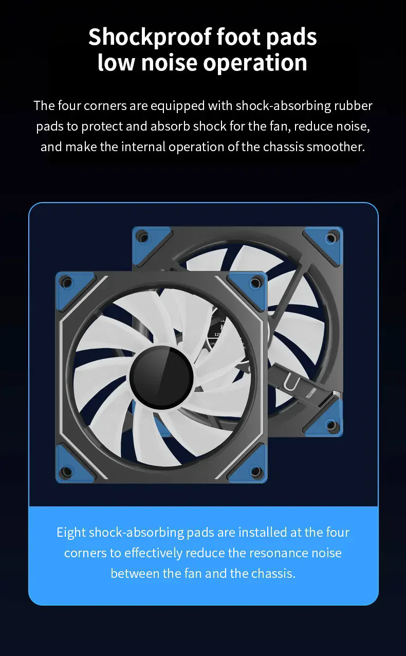 ICE Whale Prism 4 PRO PC Case Fan 120mm 5V 3Pin ARGB Cyclic Mirror ...