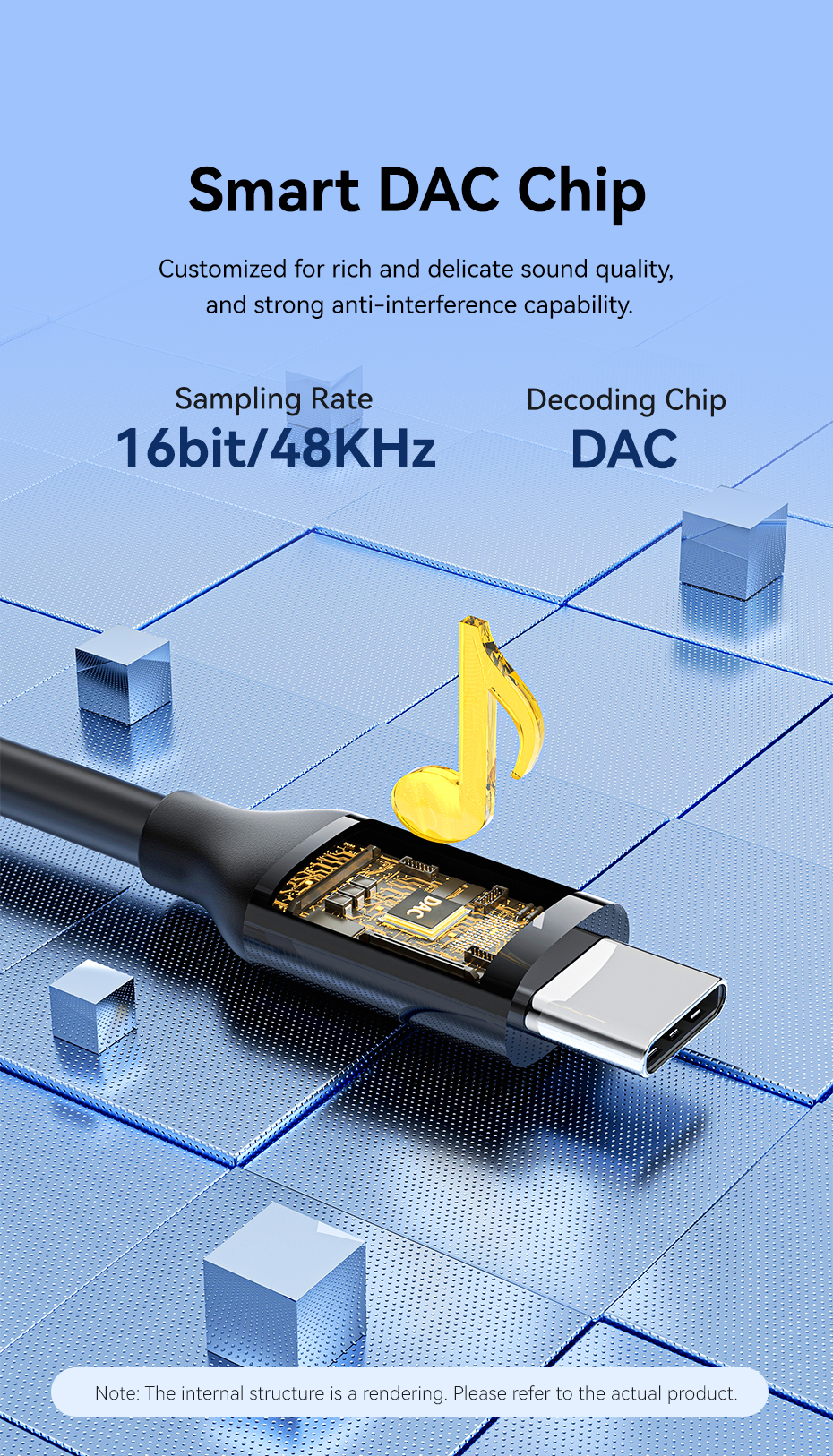 Vention DAC Type C to 3.5mm Audio Cable HIFI Earphone Jack AUX ...
