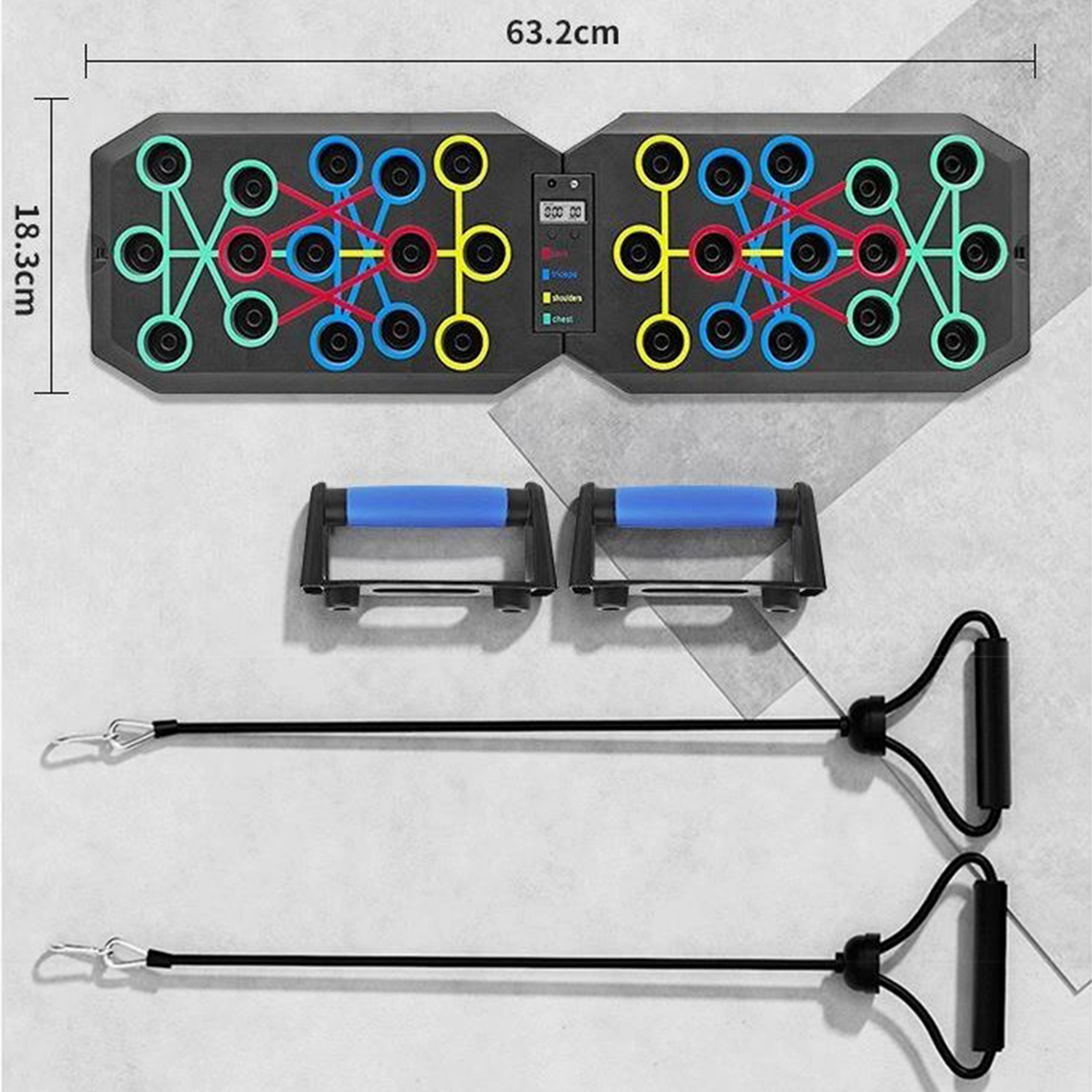 FUYOGI Multifunctional Push Up Board Fitness Intelligent Counting ...