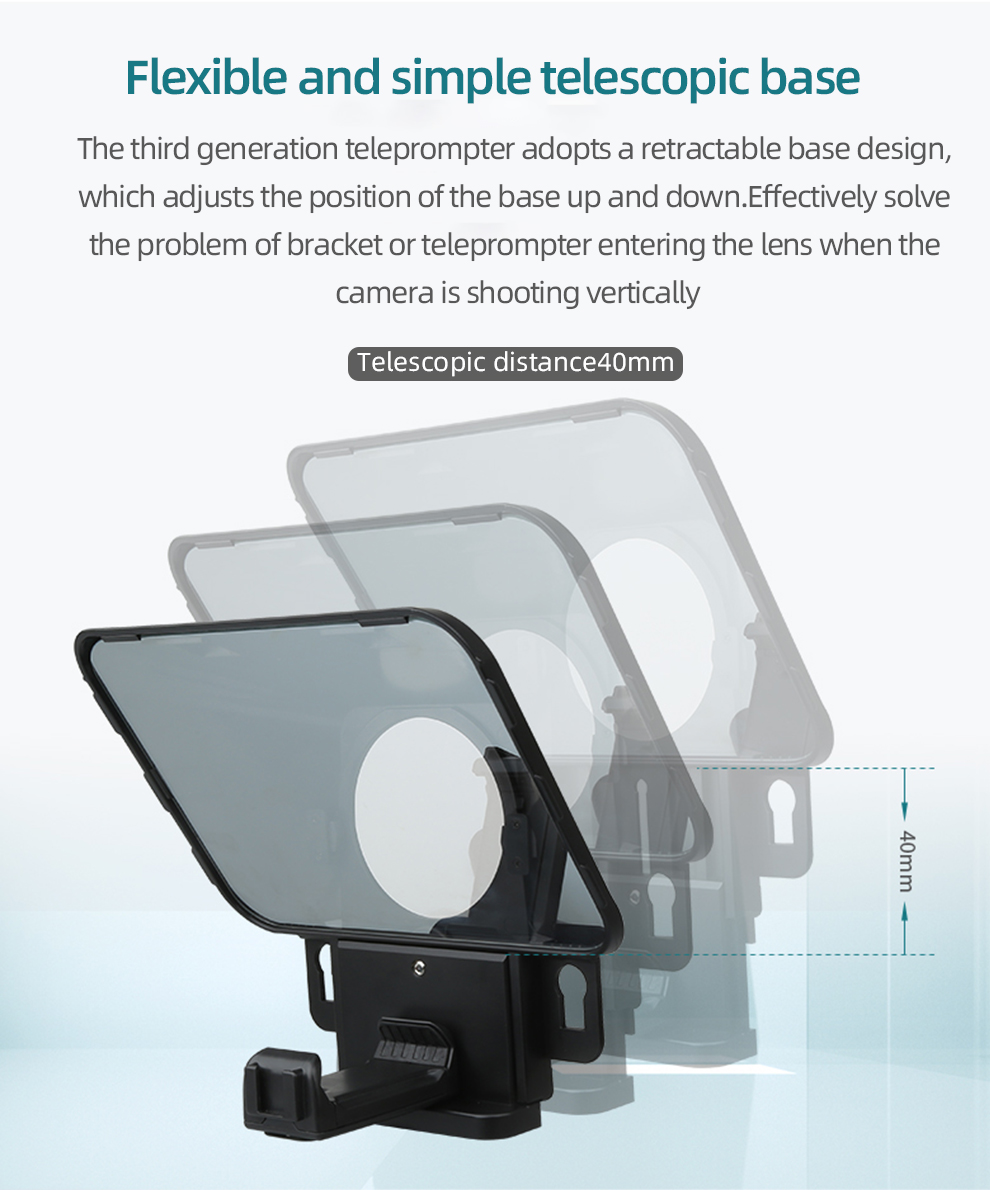 Desview T3 Big Screen Prompter Professional Interview Teleprompter ...