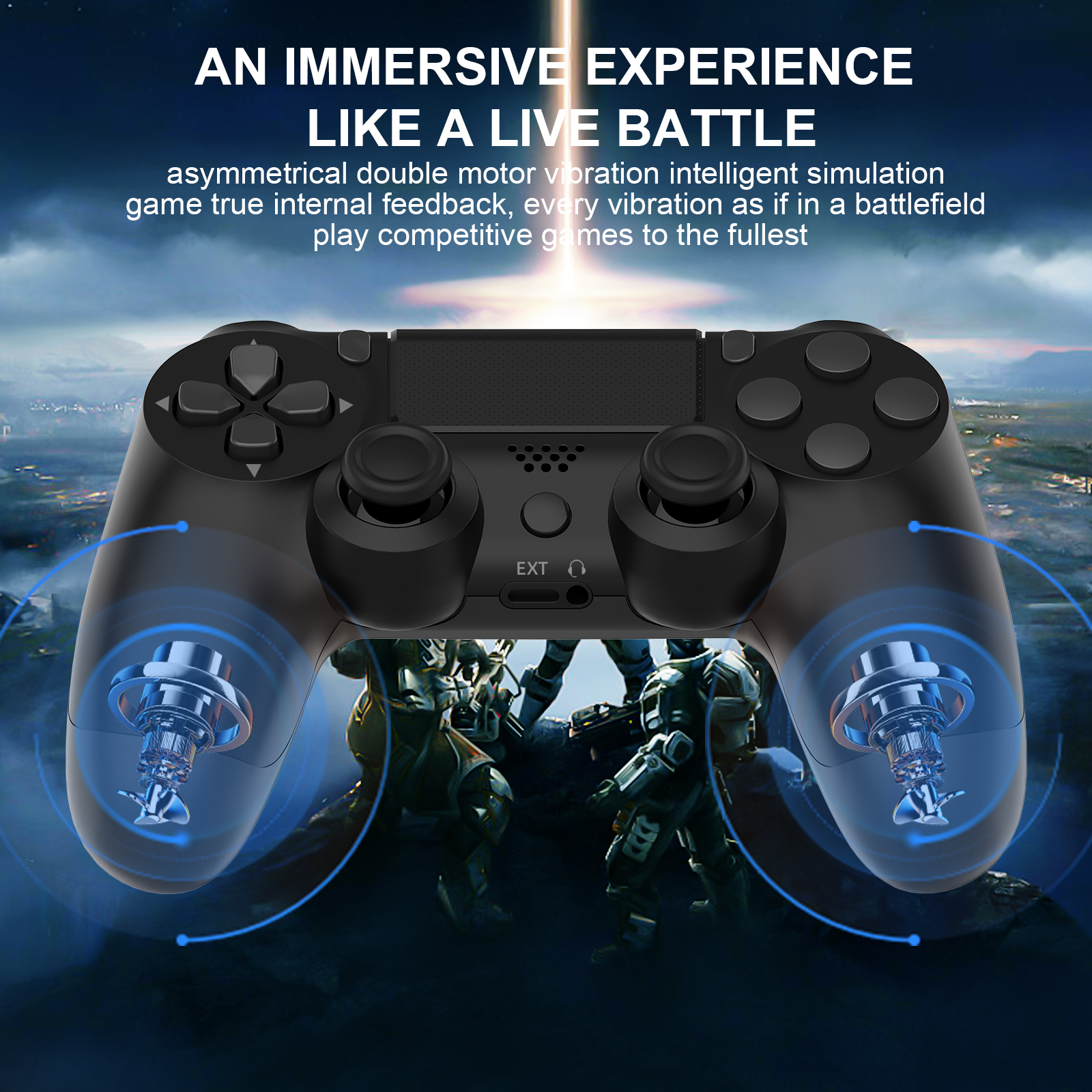 Bluetooth Wireless Game Controller for PC Joystick Gamepad Controller for Android Laptop Mobile ...