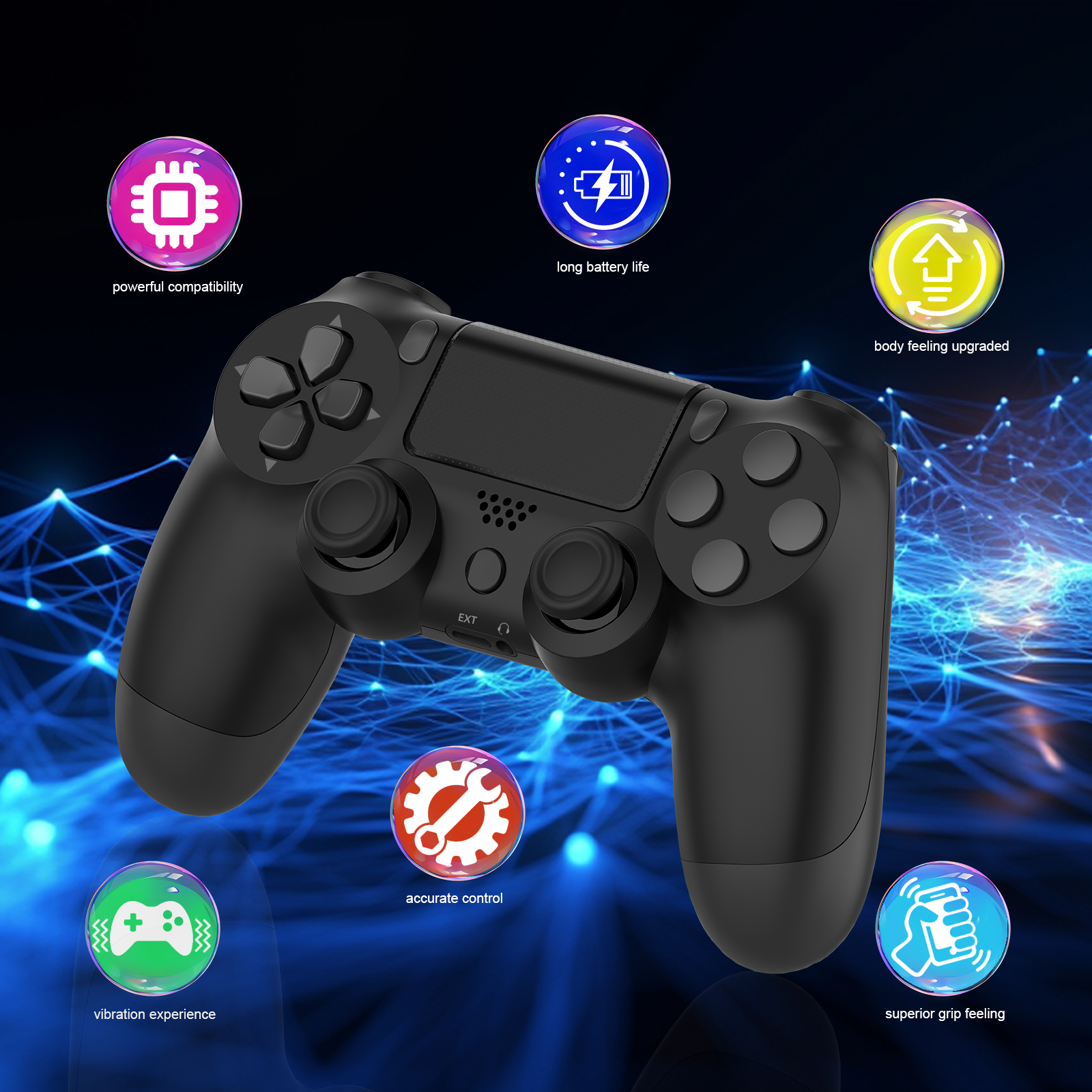 New Bluetooth Wireless Game Controller Joystick Gamepad for Laptop ...