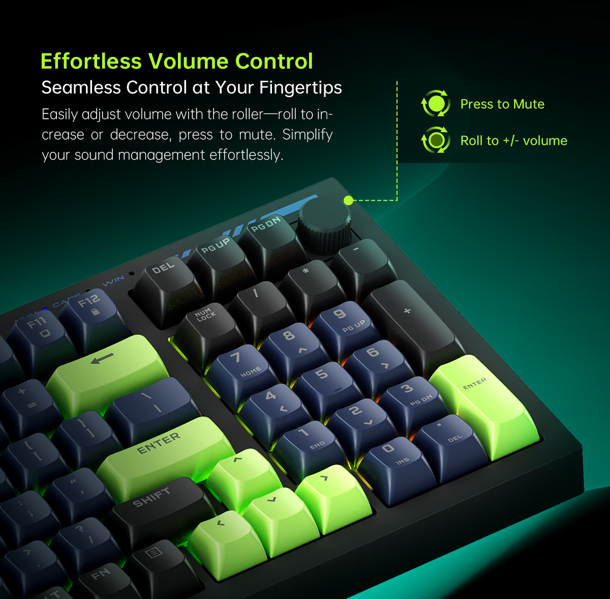 Machenike K1 Wired Gaming Keyboard 98 Keys Layout RGB Backlit Silent ...
