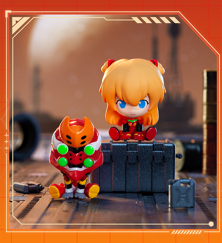 TOPTOY EVA Neon Genesis Evangelion MINI sitting series blind box cute ...