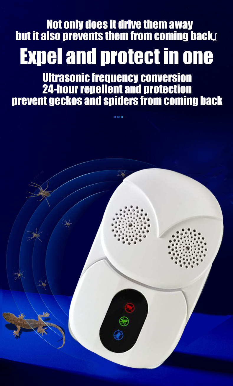 No lizards for 100 years lizard repellent ultrasonic pest repeller 720 ...