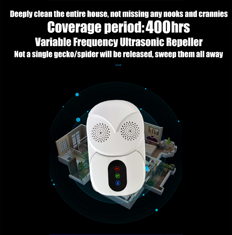 No lizards for 100 years lizard repellent ultrasonic pest repeller 720 ...