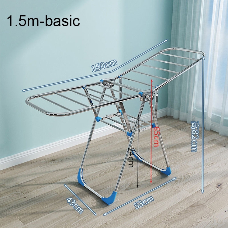 Baby Clothes Drying Rack Folding drying rack Stainless Steel Butterfly ...