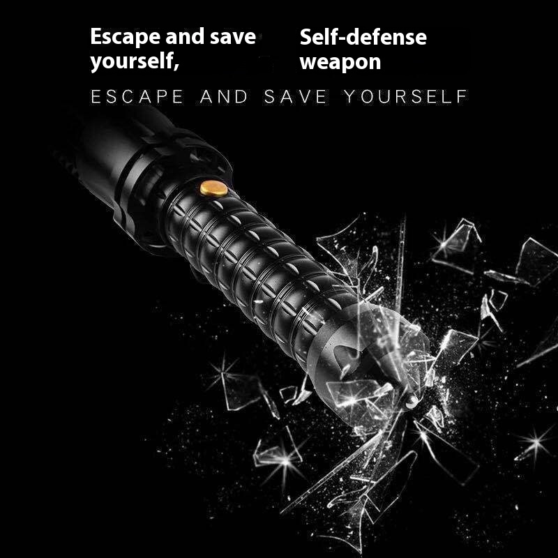 [Flashlight] Multifunctional LED Strong Light Long-Range Flashlight ...