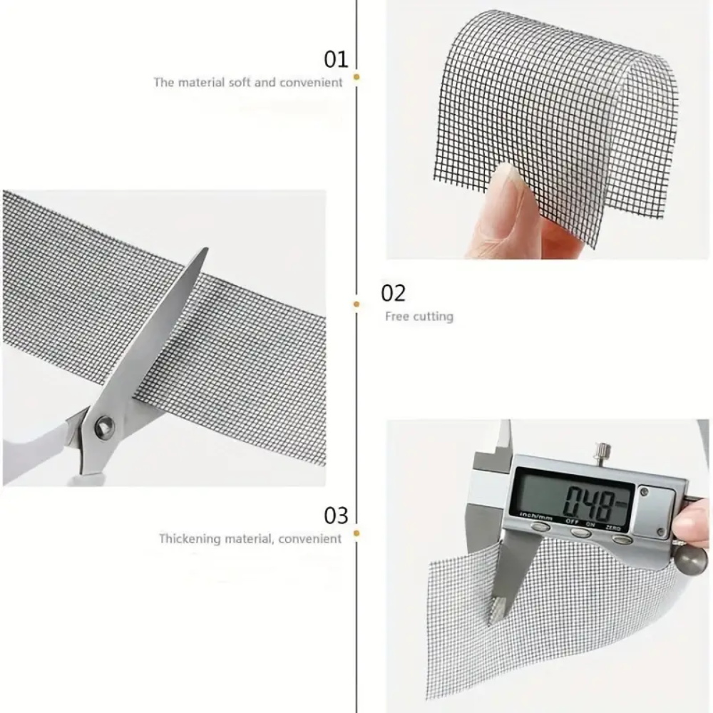 Window Repair Subsidy Self-adhesive Anti-mosquito Repair Patch Window ...