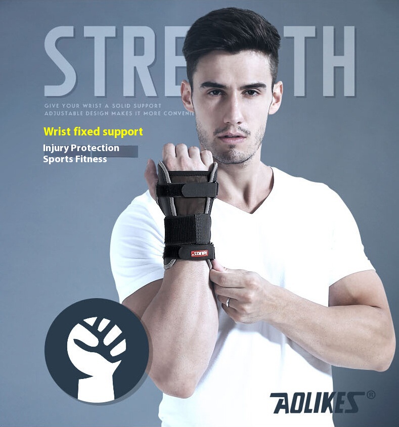 Ready Stock Aolikes Palm Protection Sports Wristband Detachable ...