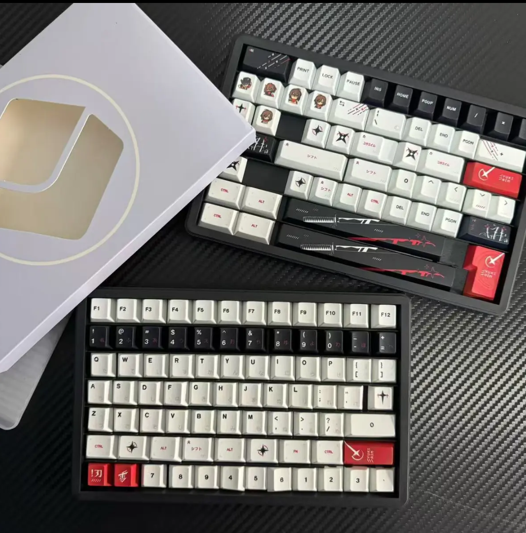 Yuki Aim katana keycaps Cherry Profile Dye-Sub PBT Keycap Mechanical Keyboard Keycaps | Shopee ...