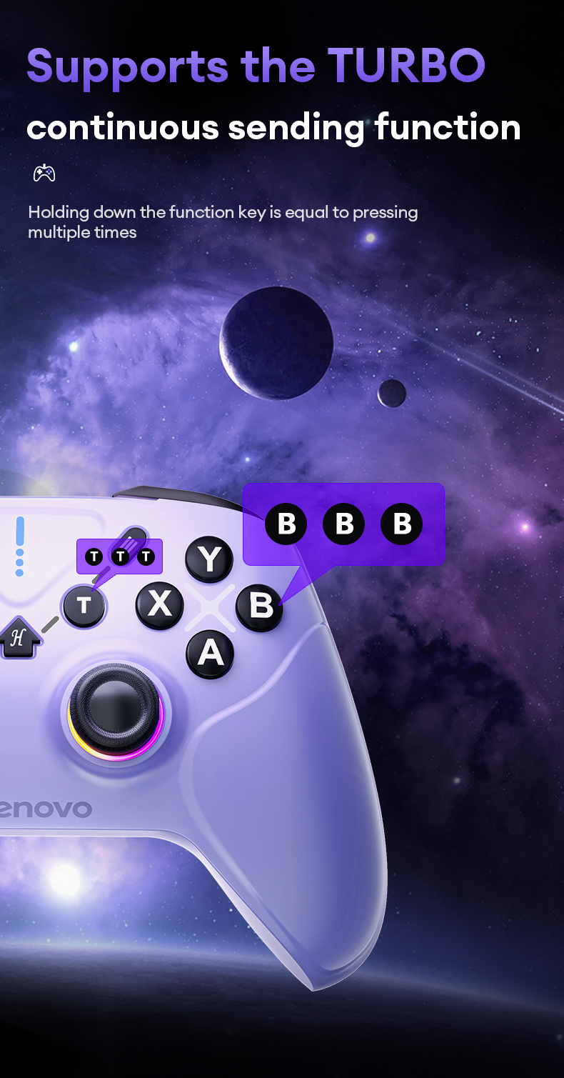 Lenovo S06 Bluetooth Controller Wired Gamepad Controller For Switch ...