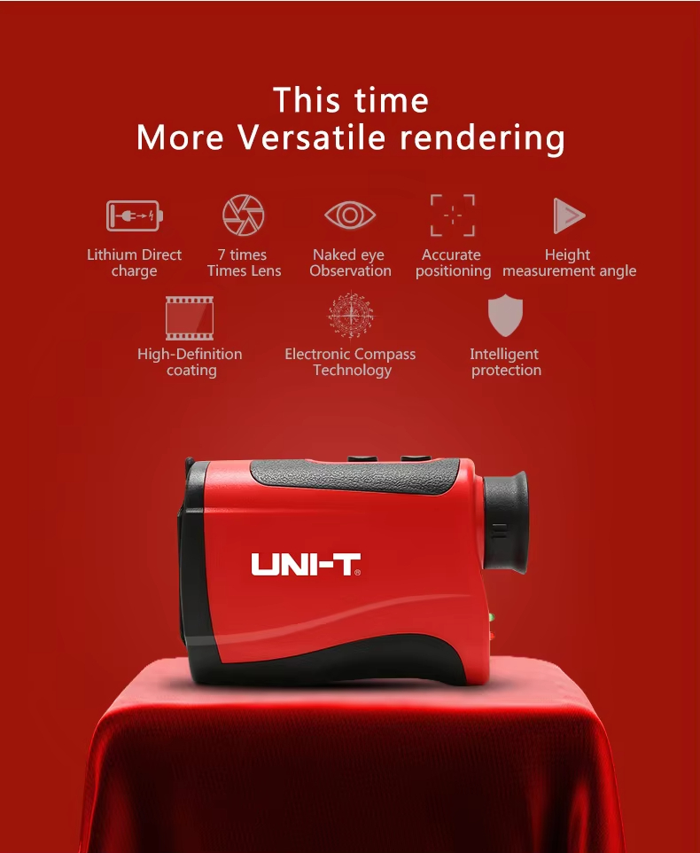 UNI-T Laser Rangefinder LM800 LM1000 LM1200 Accurate Measurement 7X ...