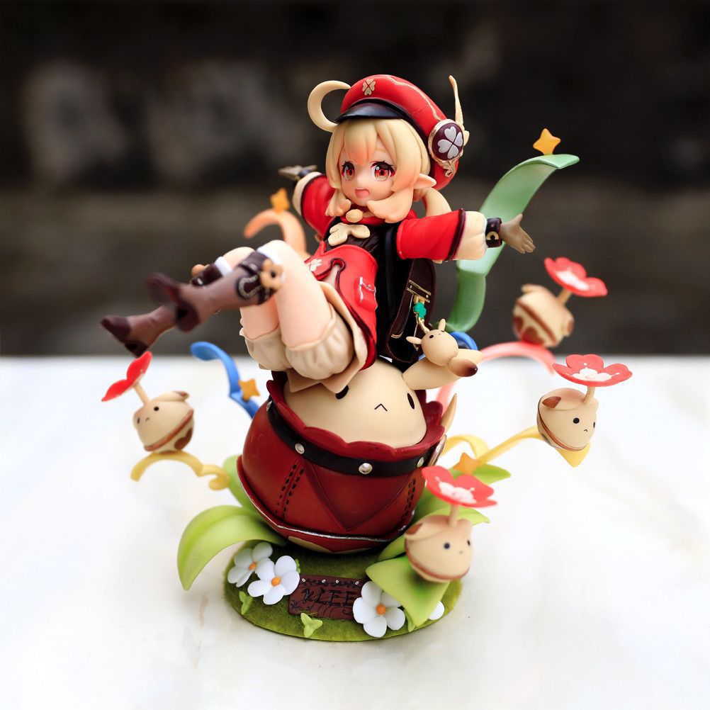 Game Genshin Impact Anime klee Figure Toys Battlefield Heroes Theme ...
