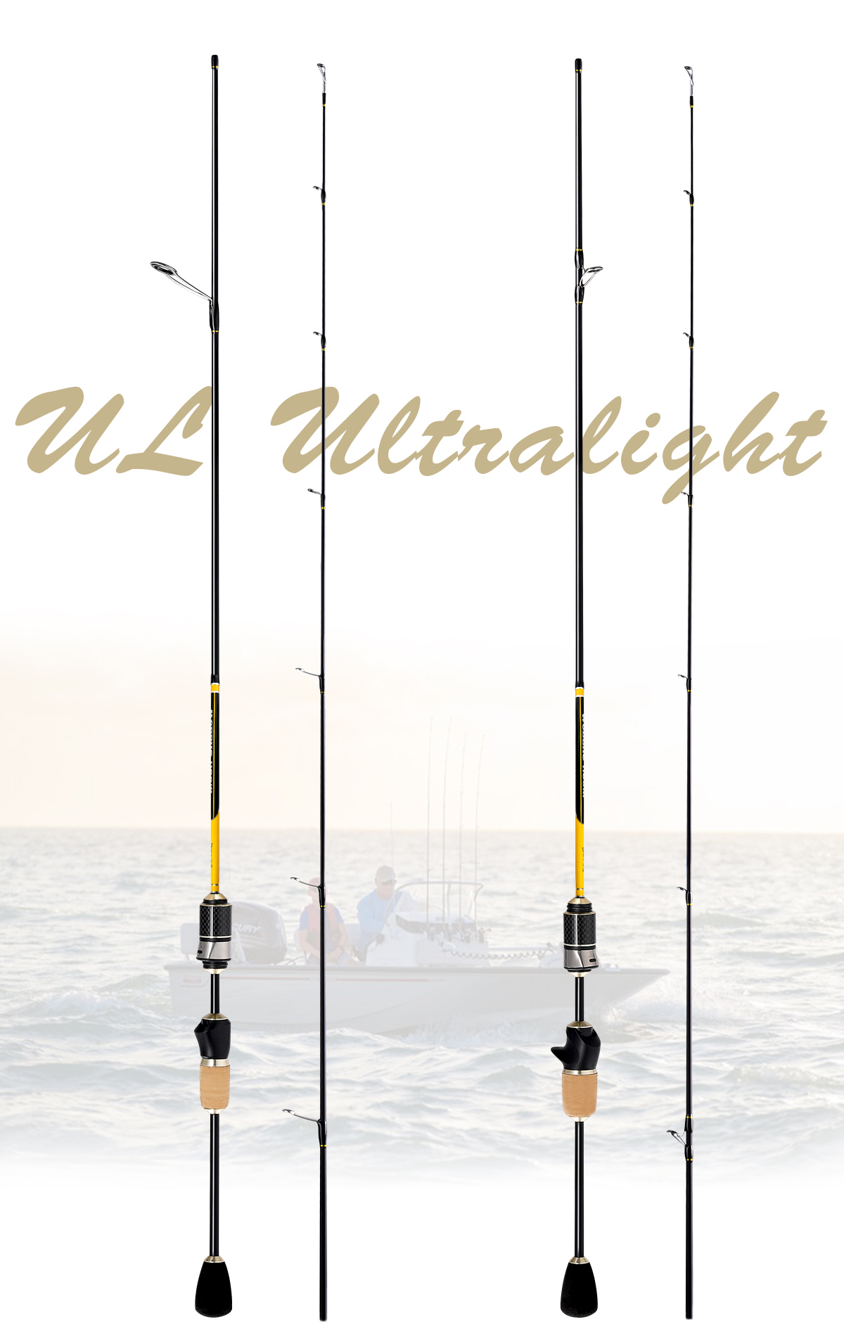 Moon Shadow 1.35M/1.5M/1.68M/1.8M 2-7lb ul ultra light fishing rod ...