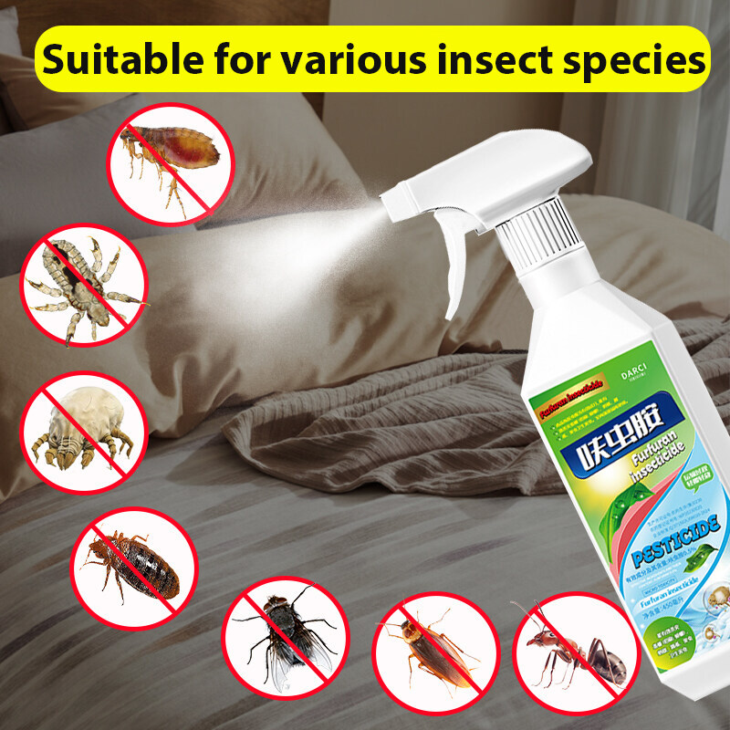 Kill all insects in one second 】Tick and flea spray 450ml Completely ...