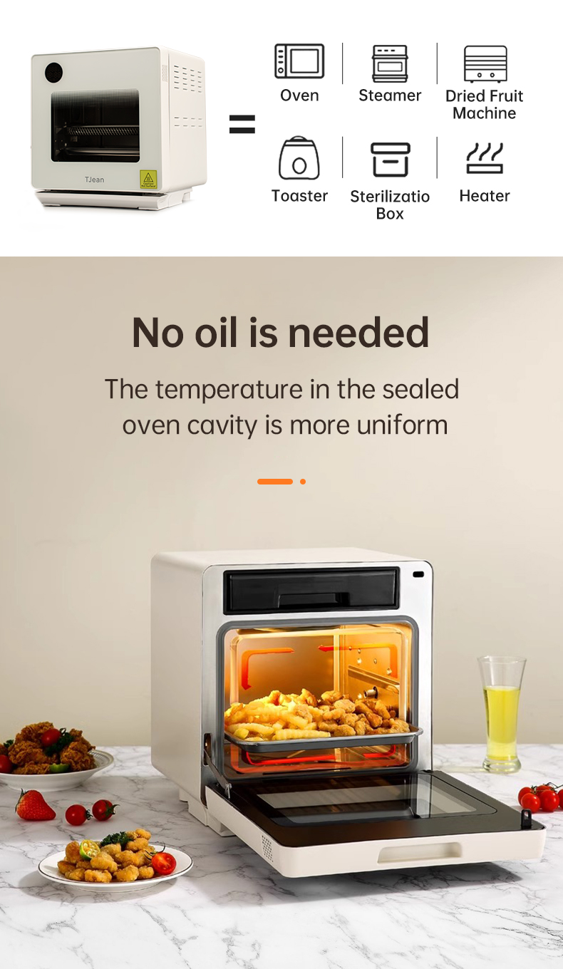 TJean Steam Oven Multifunctional Household Steam Air fryer Oven Steamer ST102（18L） | Shopee Malaysia
