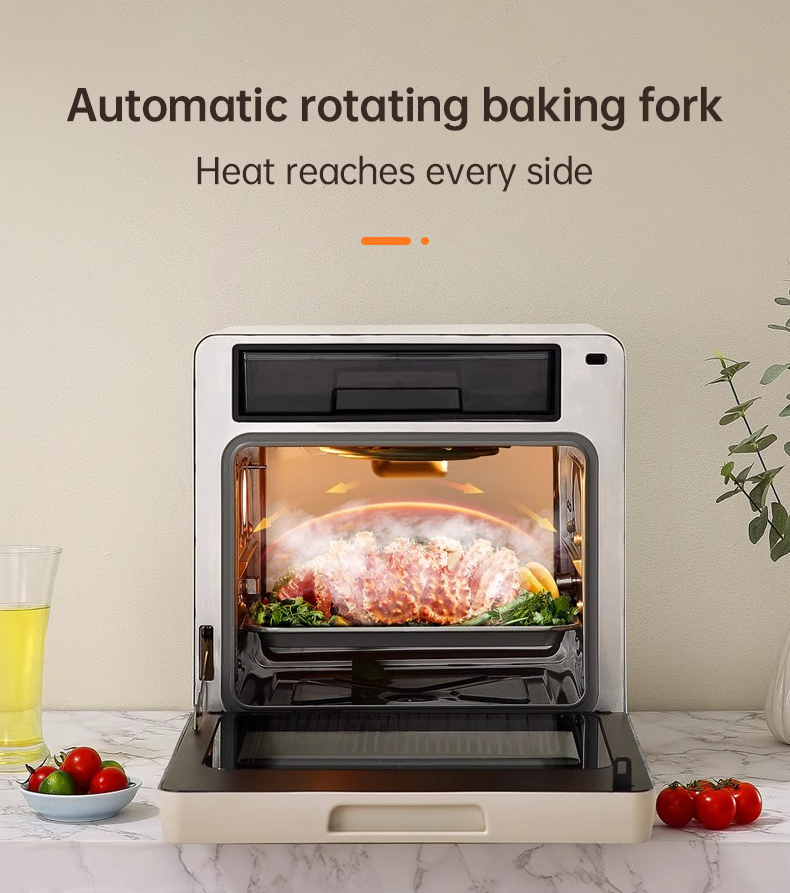 TJean Steam Oven Multifunctional Household Steam Air fryer Oven Steamer ...